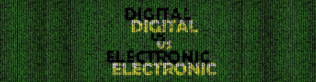 What is the difference between digital and electronic invoices?