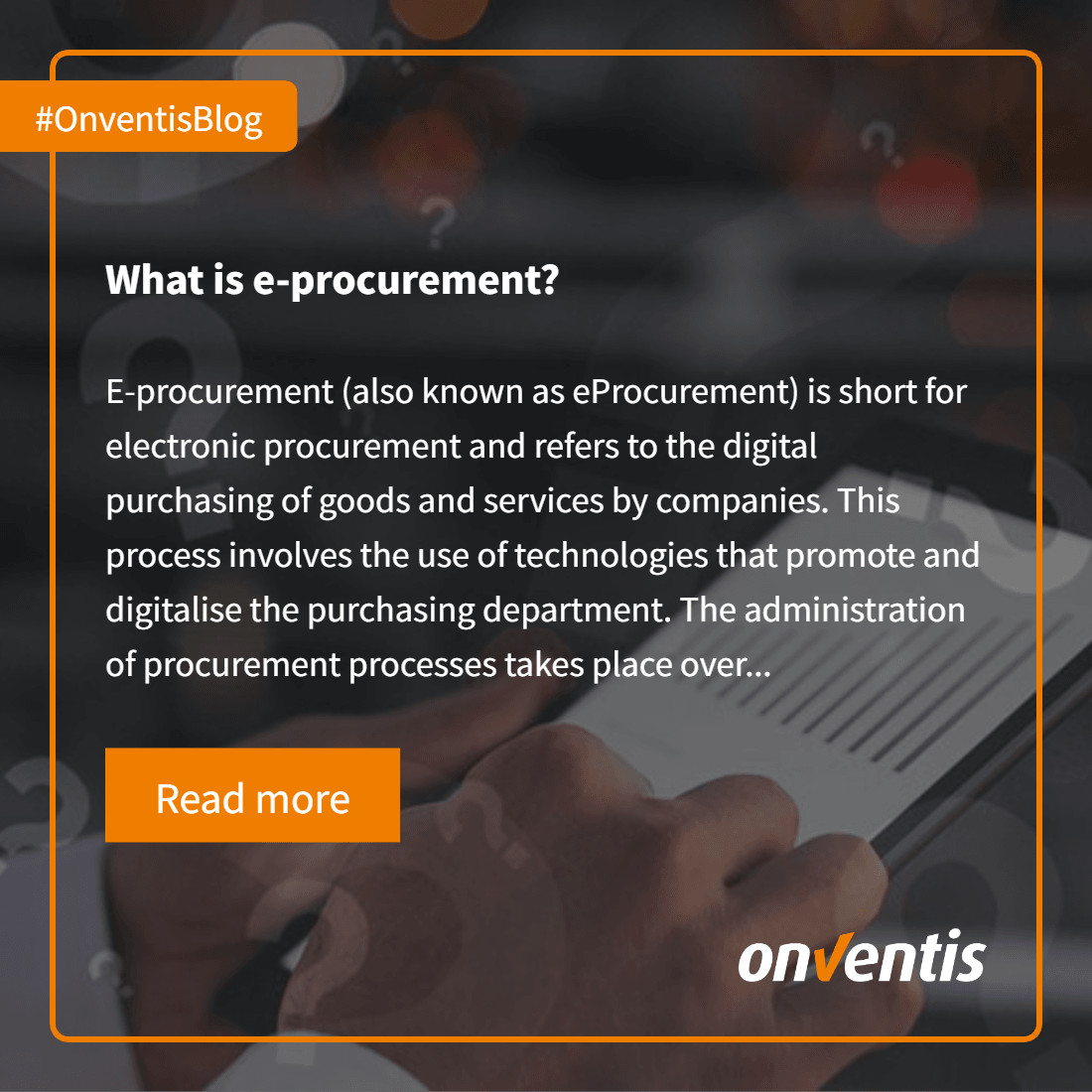 What is e-procurement?