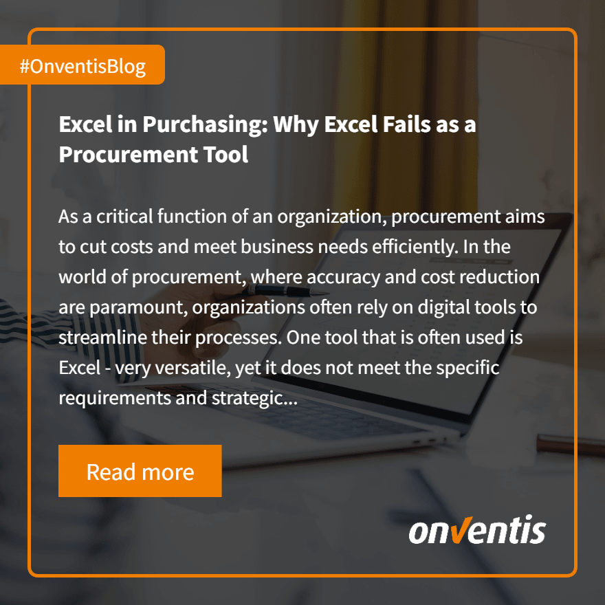 Why Excel Fails as a Procurement Tool